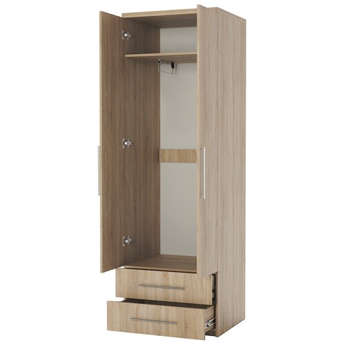 Шкаф для одежды с ящиками Мелодия МШЯ-21 70х45 Дуб Сонома