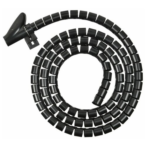 Кабельный органайзер Buro BHP CG155B Spiral Hose 15x1500 мм, Black