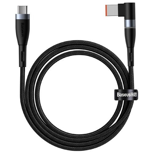 Аксессуар Baseus Zinc Magnetic Series Lenovo Laptop Charging Cable Type-C to DC Square Port 100W 2m Black CATXC-U01