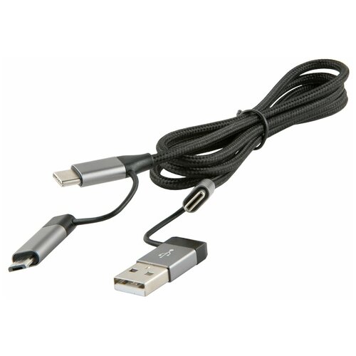 Кабель Red Line Razor USB-Micro USB черно-серый