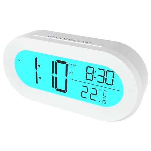 Часы с термометром Ritmix CAT-110, белый