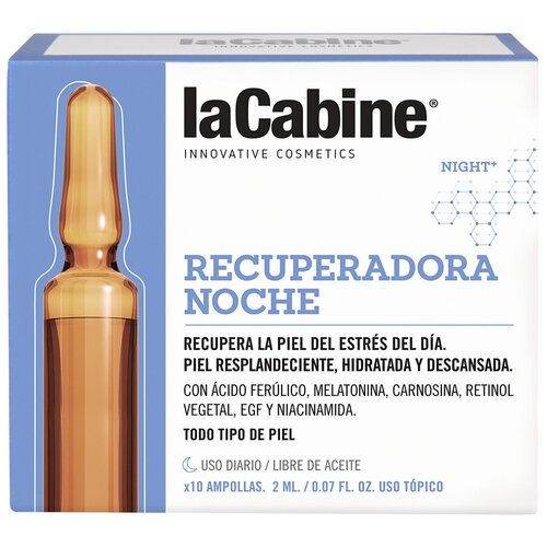 LaCabine Night recovery Концентрированная сыворотка для интенсивного ночного восстановления для лица, 2 мл, 10 шт.