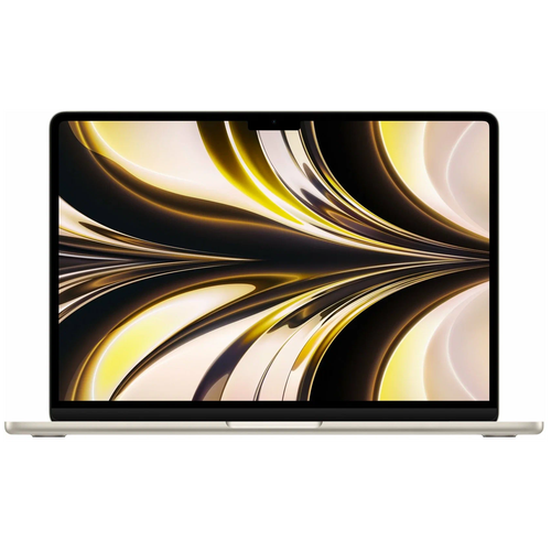 13.6" Ноутбук Apple MacBook Air 13 2022 2560x1664, Apple M2, RAM 16 ГБ, LPDDR5, SSD 1 ТБ, Apple graphics 10-core, macOS, MN6Y3, Starlight, английская раскладка