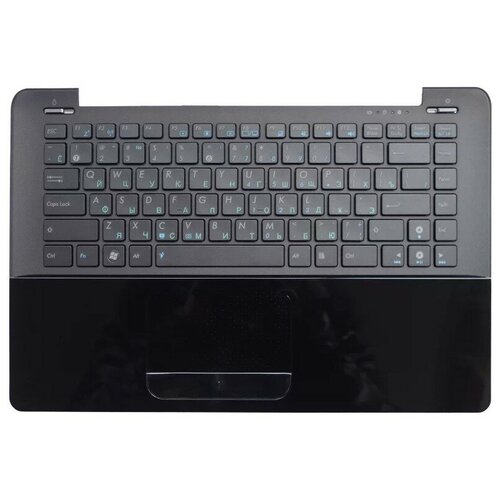 Клавиатура для ноутбука Asus 04GNVS1KRU00-3 черная с черным топкейсом