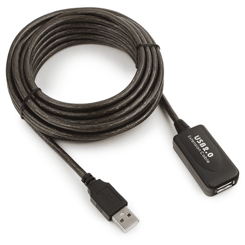 Cablexpert Кабель удлинитель USB 2.0 активный AM AF 5м (UAE-01-5M)