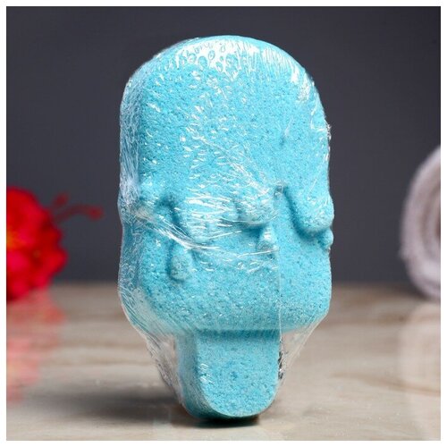 Бомбочка для ванны ТероПром 4760642 "Мороженка" с ароматом ванили, 100 гр, голубая
