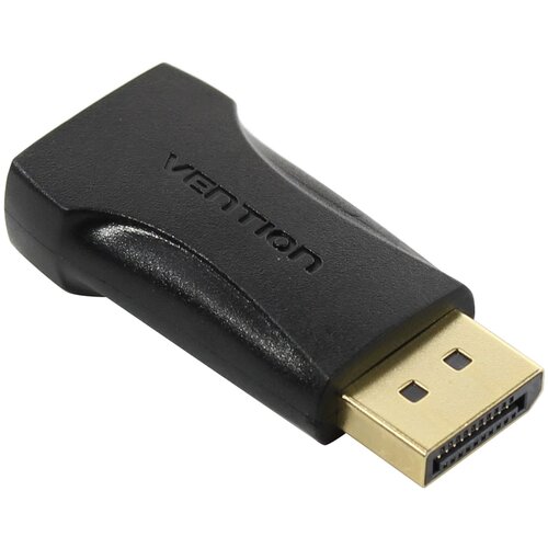 Vention Адаптер переходник DisplayPort 20M (папа) на разъем HDMI 19F (мама) 4K для подключения видеокарты к проектору, монитору, арт. HBPB0