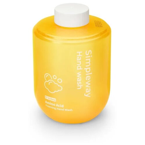 Жидкое мыло для дозатора Simpleway, антибактериальное увлажняющее, 300 мл (желтое)