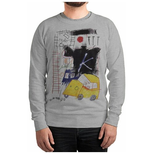 Свитшот DS Apparel, размер M, серый