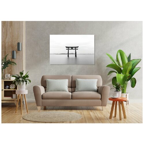 Картина на стену, "Тории" / картина на холсте интерьерная / панно 60 х 40 см