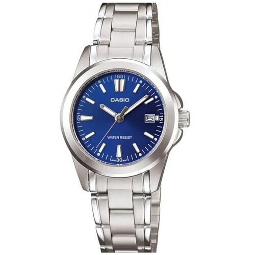 Наручные часы CASIO Collection LTP-1215A-2A2, синий, серебряный