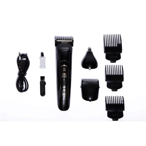 Триммер для стрижки волос, бороды, беспроводной Cronier CR-9008A Professional 3 в 1