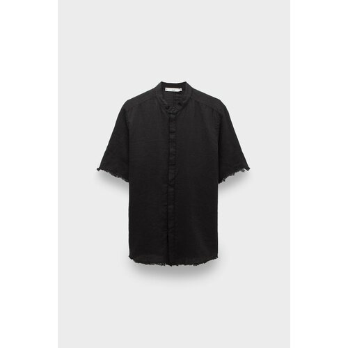 Рубашка daub short sl. shirt, размер 50, черный