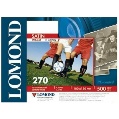 Бумага Lomond A6 Premium Photo Paper 1106202 270 г/м², 500 л, тепло-белый