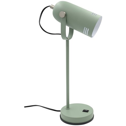 Светильник настольный, ARTSTYLE, HT-705GYRC, под лампу c цоколем Е27, для детской, кабинетов и офисов, серый/медь, металлический.