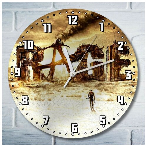 Настенные декоративные часы УФ с ярким рисунком, диаметр 28см Игры Rage (PS, Xbox, PC, Switch) 2820
