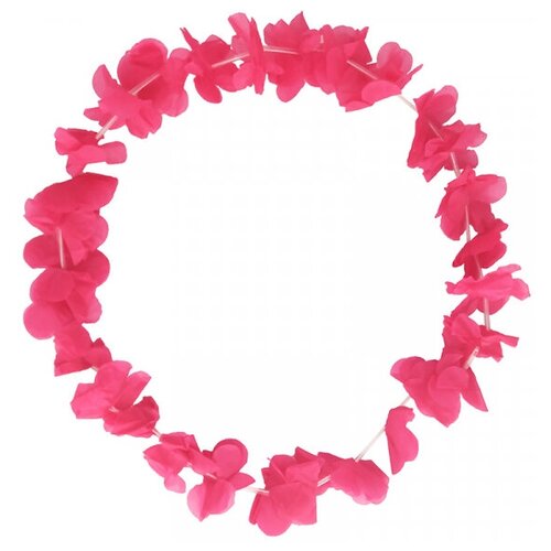 Гавайское ожерелье "Цветочки" (цвет розовый, оранжевый) (Набор 2 шт.)