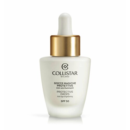 Collistar - Protective Drops SPF 50 Антивозрастные осветляющие капли 30 мл(Tecтеp)
