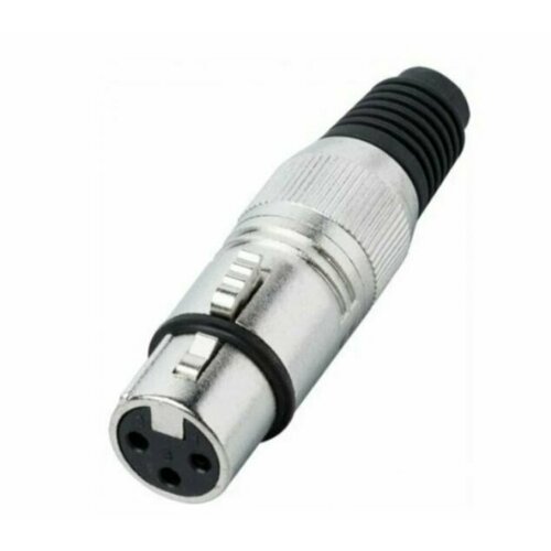 BESPECO XLR3FX Разъем XLR-F кабельный никель 3pin