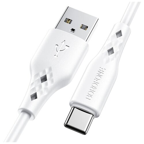 Кабель USB Type-C bx48 BOROFONE 3.0A 1м белый