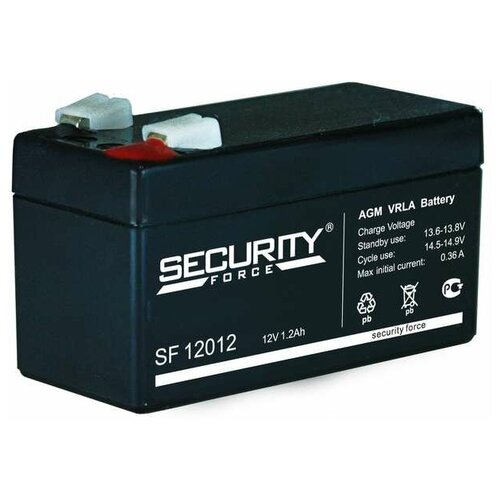 Аккумулятор 12В 1.2А. ч Security Force SF 12012 (6шт. в упак.)