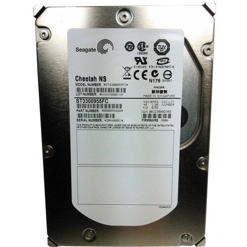 Жесткие диски Seagate Жесткий диск Seagate Cheetah FC 300GB (10K/4Gbs/16Mb) 9EB004-044