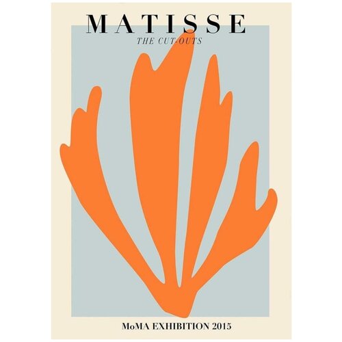 Постер / Плакат / Картина Анри Матисс - Длинные листья 40х50 см в раме