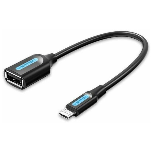 Адаптер переходник Vention OTG USB 2.0 AF/micro B 5pin - 0.15м CCUBB