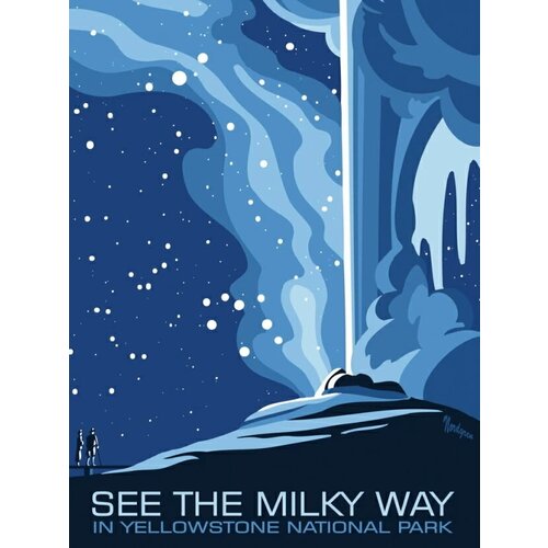 Плакат, постер на бумаге Space: See the Milky Way/Млечный Путь/искусство/арт/абстракция/творчество. Размер 30 х 42 см
