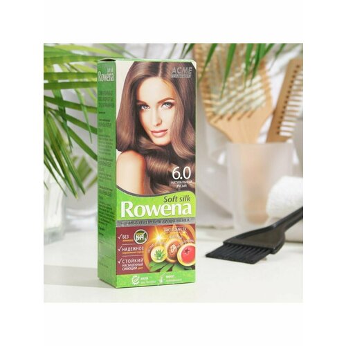 Крем-краска для волос Rowena Soft Silk 6.0 натуральный русый