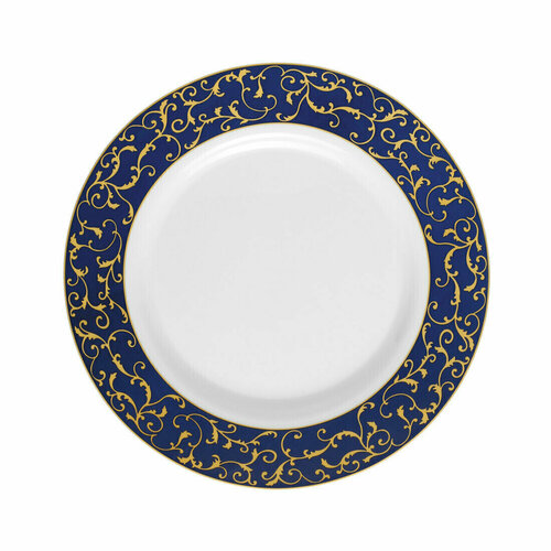 Набор десертных тарелок La Opala Sovrana Anassa Blue, диаметром 20 см, 6 персон