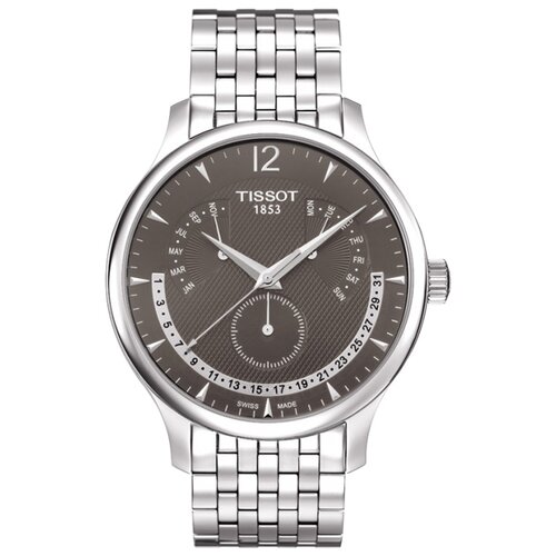 Наручные часы TISSOT T-Classic T063.637.11.067.00, черный, серебряный