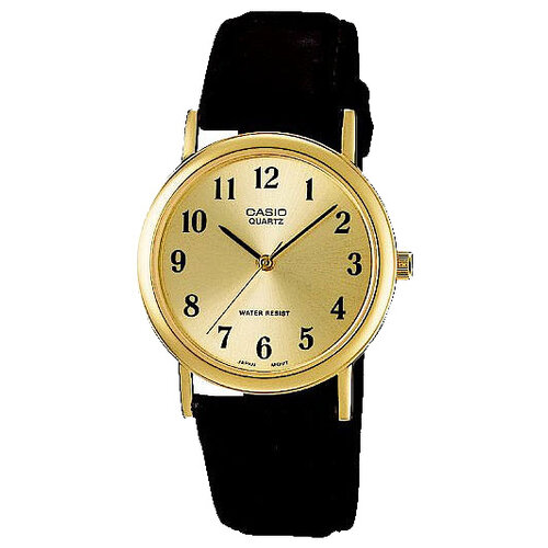 Наручные часы CASIO MTP-1095Q-9B1, золотой, коричневый