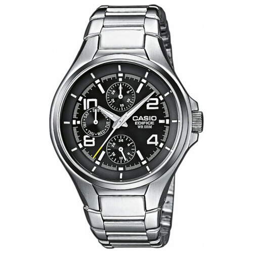 Наручные часы CASIO Edifice EF-316D-1A, серебряный, черный