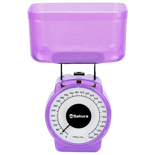 Кухонные весы Sakura SA-6018, фиолетовый