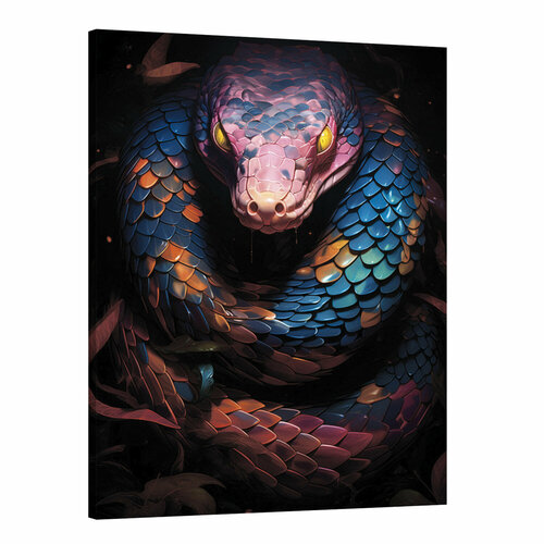 Интерьерная картина 50х70 "Змеиный покров"