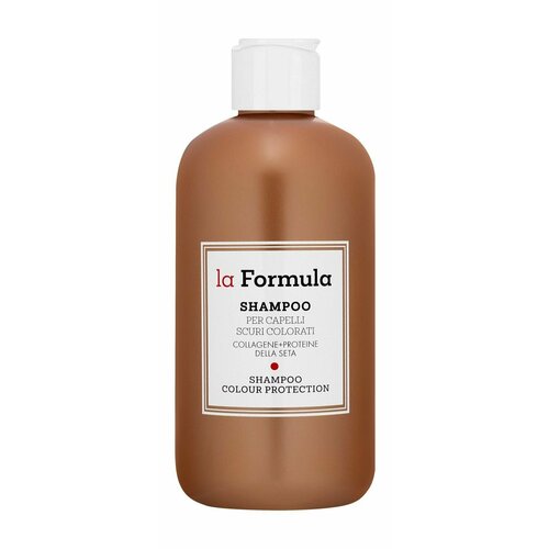 Шампунь для волос, окрашенных в темные оттенки, с коллагеном и протеинами шелка La Formula Colour Protection Shampoo