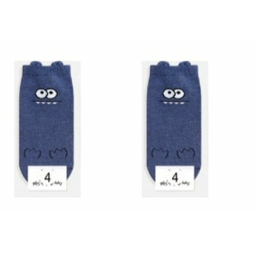 Носки GGRN, 2 пары, 2 уп., размер 35-39, синий