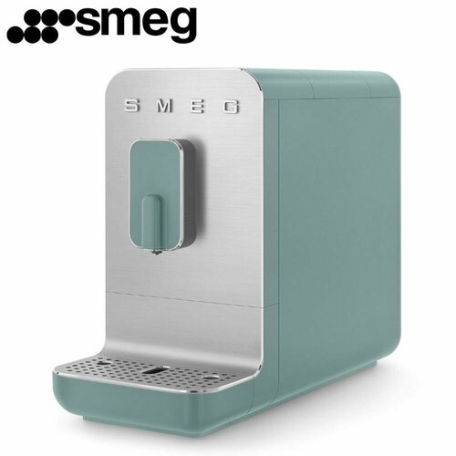 Кофемашина SMEG BCC01EGMEU / мощность 1350 Вт / стиль 50-х г. г. / изумрудно-зеленый