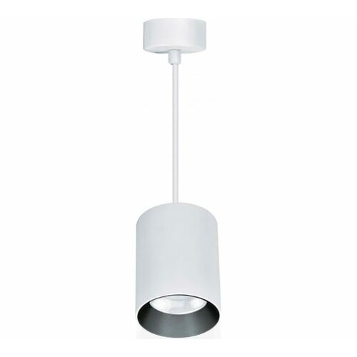 Светильник подвесной светодиодный Arton LED, 12 Вт, 4200К, провод 1м, 80х80х100мм, алюминий, белый, точечный накладной светильник, Ritter 59984 5