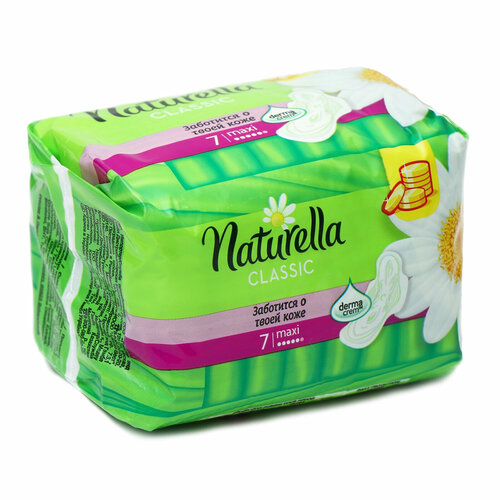 Naturella Прокладки Классик Maxi с крылышками, 7шт, 6 упаковок