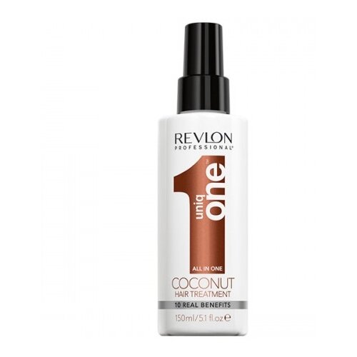 Revlon Professional Uniq One Несмываемая маска-спрей для волос с ароматом кокоса, 150 мл, аэрозоль