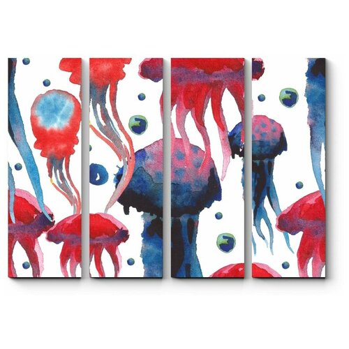 Модульная картина Краски подводного мира130x98