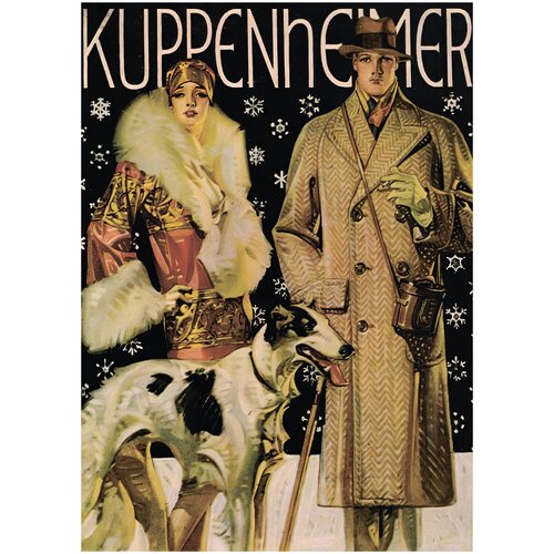 Постер / Плакат / Картина Kuppenheimer 50х70 см в раме