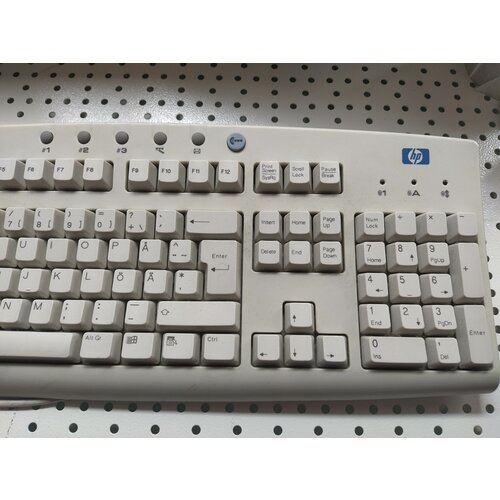 HP клавиатура PS/2 белая (качество для Windows NT)