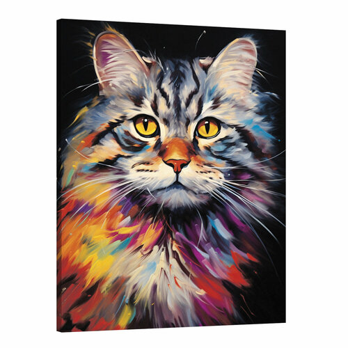 Интерьерная картина 50х70 "Кот"