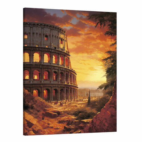 Интерьерная картина 50х70 "Италия: страна искусства"