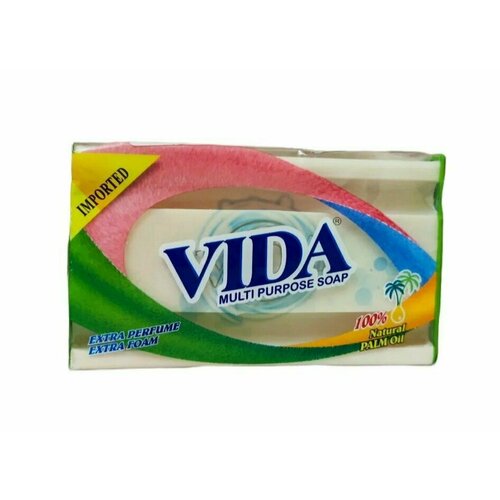 Vida Мыло туалетное Multi Purpose, 250 г, 6шт