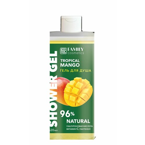 Family Cosmetics Fresh Flesh Гель для душа тропический манго, 520 мл