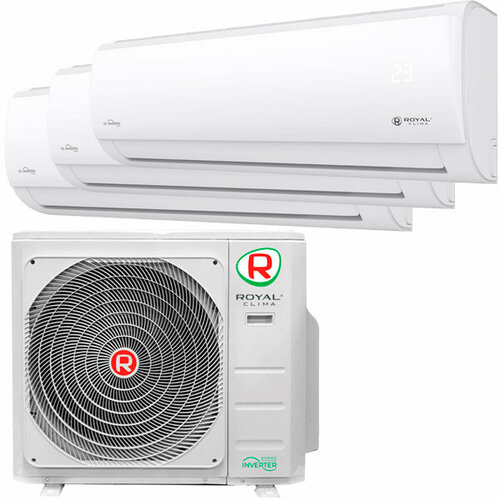 Мульти сплит-система Royal Clima 3TFM-25HN + RCI-GLF07HN x3 на 3 комнаты